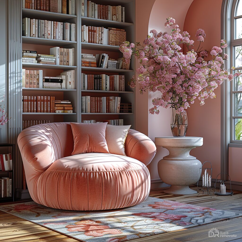 Dubai pink velvet reading nook: 7 Stunning & Practical Ideas ...